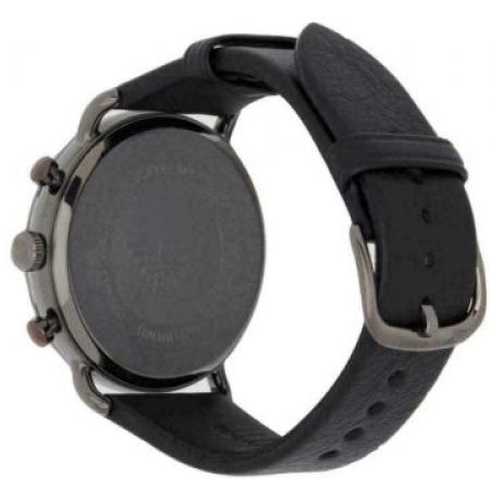 Emporio Armani AR11168 Leather Analog Grey Dial Round Watch For Men ...