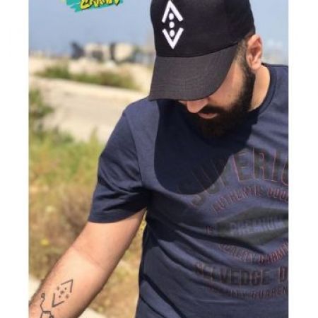 Blitz Crank Funky Cap Hawra Design Black Unisex - Makhsoom