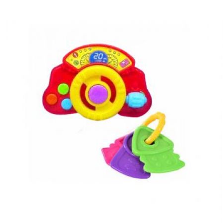 Infunbebe Mini Dashboard & Keychain Light & Sounds Combo Set - Makhsoom