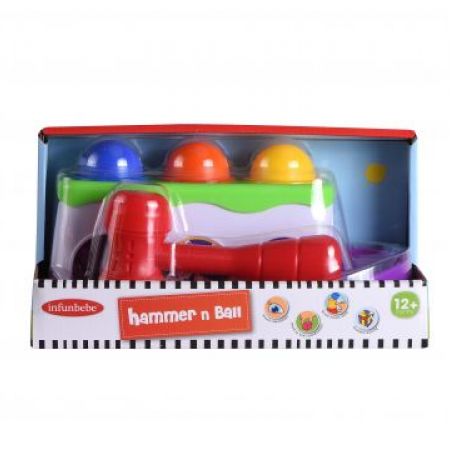 Infunbebe Hammer and Ball Interactive Toy - Makhsoom