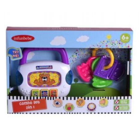 Infunbebe Radio & Keychain Light & Sounds Combo Set - Makhsoom