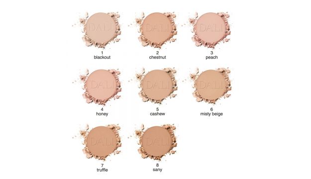 Dali Cosmetics Compact Powder-Peach - Makhsoom