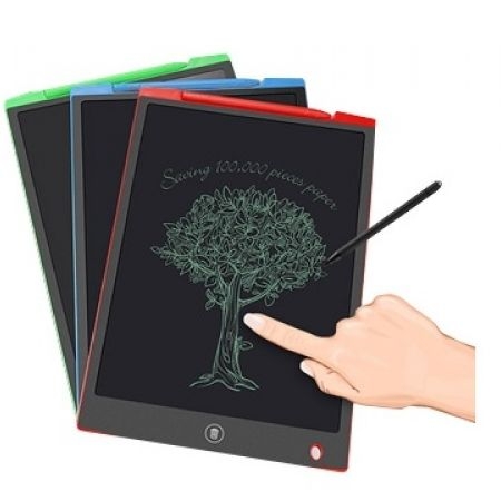 Portable LCD Writing & Erase Digital Tablet 12 inch - Pink - Makhsoom