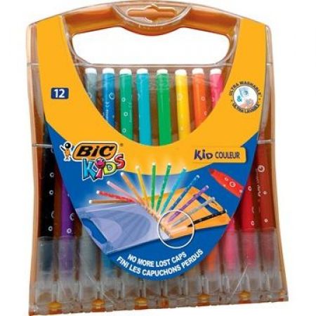 Bic Kids Coloring Rainbow Pack of 12 Pcs Multicolor - Makhsoom