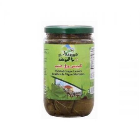 Al Baraka Pickled Grape Leaves 600 g - Makhsoom