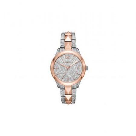 Michael Kors MK6716 Stainless Steel Runway Mercer Timepiece Round Watch ...