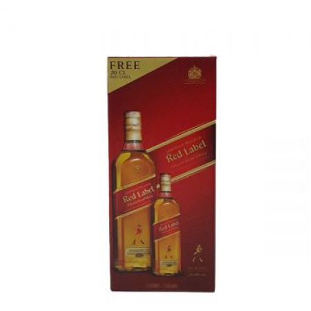 Johnny Walker Red Label Blended Scotch Whisky 75 cl With Free Johnie ...