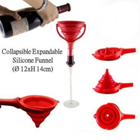 Collapsible Expandable Silicone Funnel - Makhsoom
