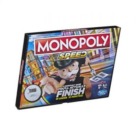 Hasbro Gaming Monopoly Speed - Fast playing Monopoly Board Game ...