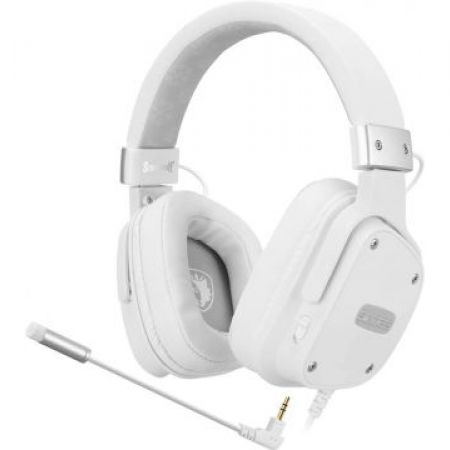 Sades Snow Wolf Wired Headset White - Makhsoom