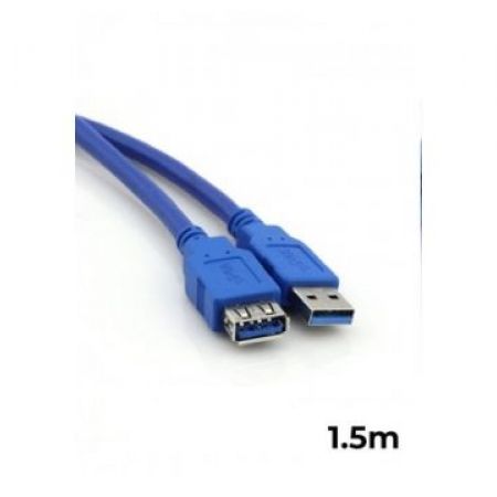 Vcom Male USB 3.0 To Female USB3.0 Extension 1.5 m - Makhsoom