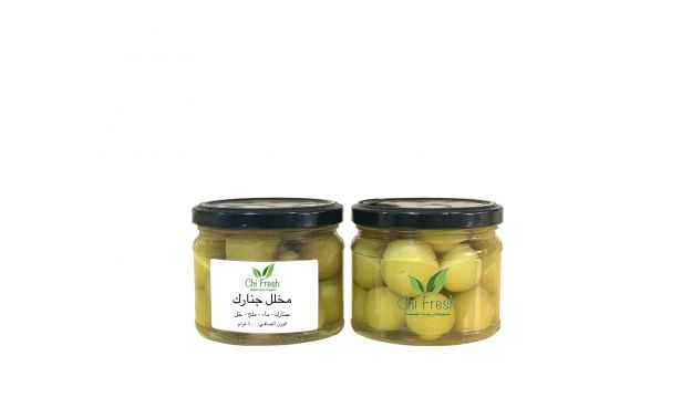 Chi Fresh Sour Green Plums Janarek Pickles - 400 g - Makhsoom