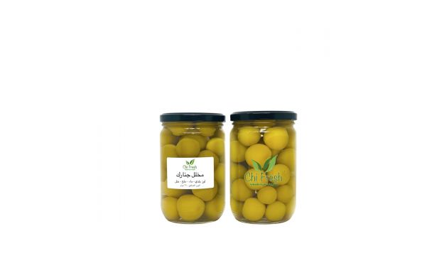 Chi Fresh Sour Green Plums Janarek Pickles - 400 g - Makhsoom