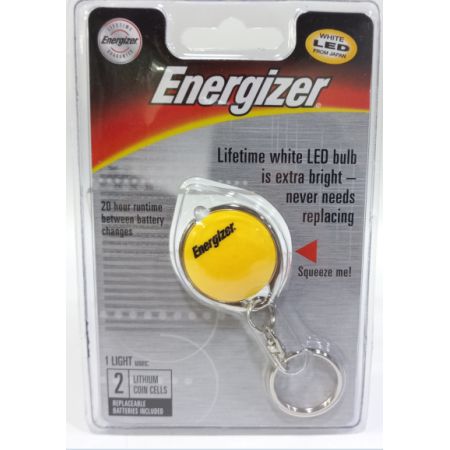 Energizer Key Chain With LED Light KR290 - Yellow - Makhsoom