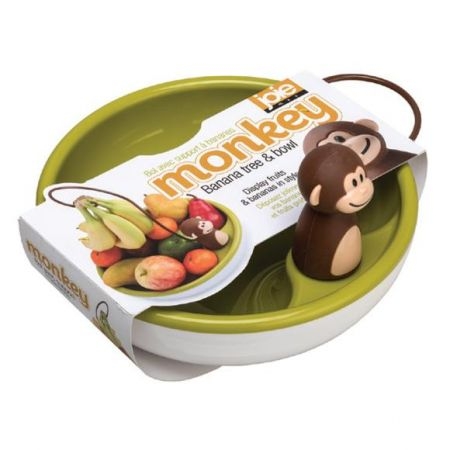 Joie Monkey Fruit Bowl 44.8 x 26.2 x 26.2 cm - Makhsoom