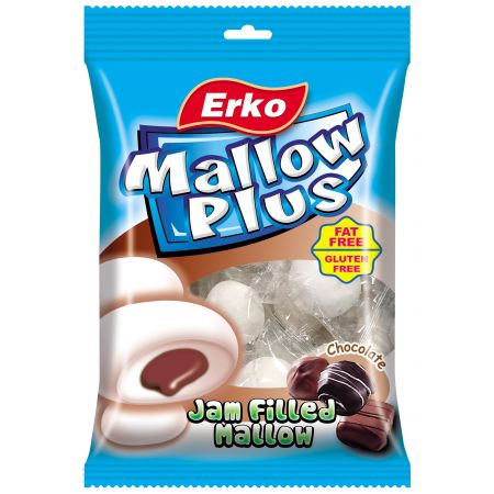 Erko Chocolate Mallow Jam Fat Free 80 g - Makhsoom