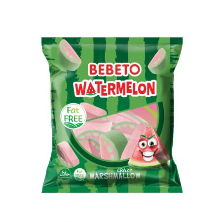Bebeto Watermelon Marshmallow Fat Free 60 g - Makhsoom