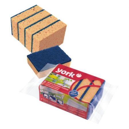 York Scouring Sponge Premium Pack Of 5 Pcs - Makhsoom
