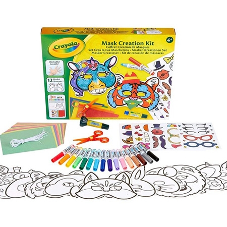 Crayola Mask Creation Kit 4y+ - Makhsoom
