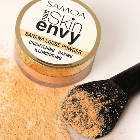 Samoa Skin Envy Matte Banana Setting Loose Powder - Makhsoom