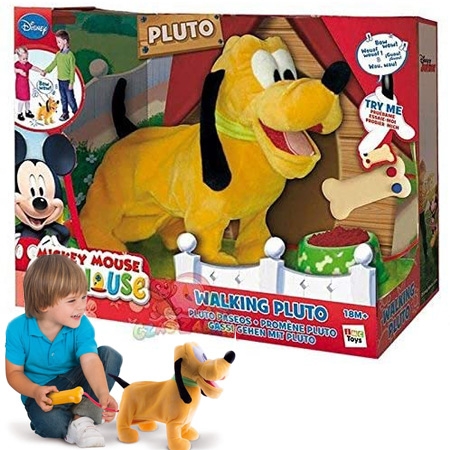 IMC Disney Mickey Mouse Clubhouse Walking Pluto With Barking Sounds ...