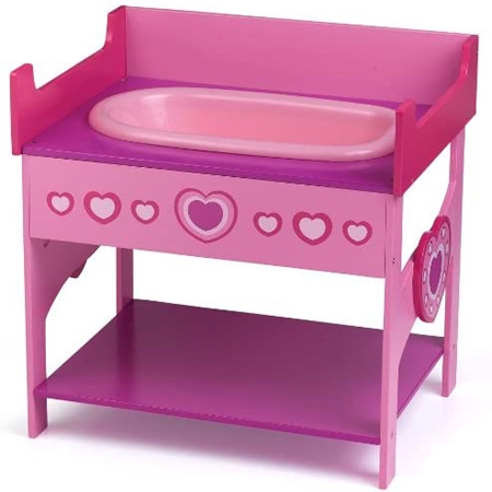 Dolls World Wooden Bath and Changing Table - Makhsoom