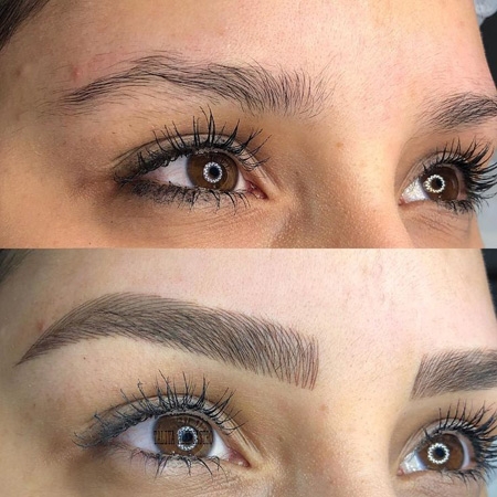 Microblading Eyebrow Tattoo Hair by Hair - Makhsoom