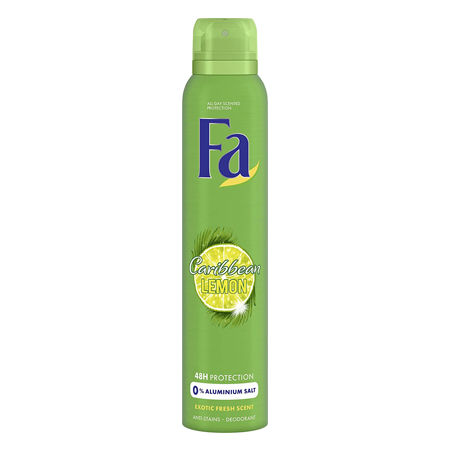 Fa Deodorant Spray Carribean Lemon 200ml - Makhsoom