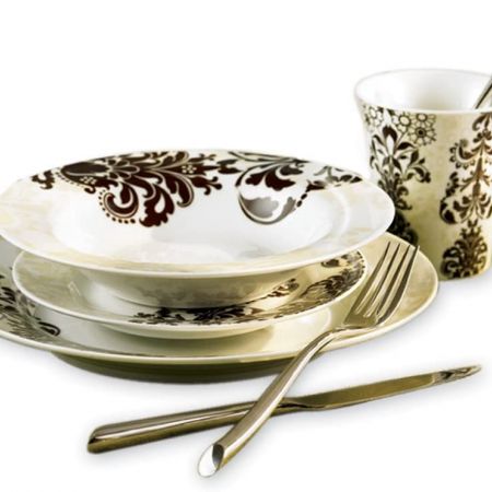 Stokes Manoir Set Of Dinnerware 16 Pcs - Makhsoom