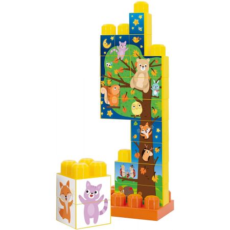 Lisciani Baby Blocks Puzzle 3D 15 Pieces - French - Makhsoom