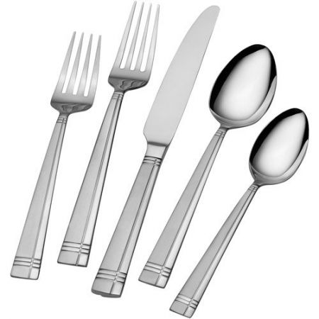 Stokes Kouros Set Of Flatware 20 Pcs Stainless Steel - Makhsoom