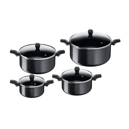 Tefal Set Of Cook N Clean Stewpots 4 Pcs - Makhsoom