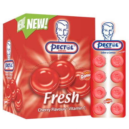 Damel Pectol Set Of Head Candy CHERRY + Vit.C 24 Packs - Makhsoom