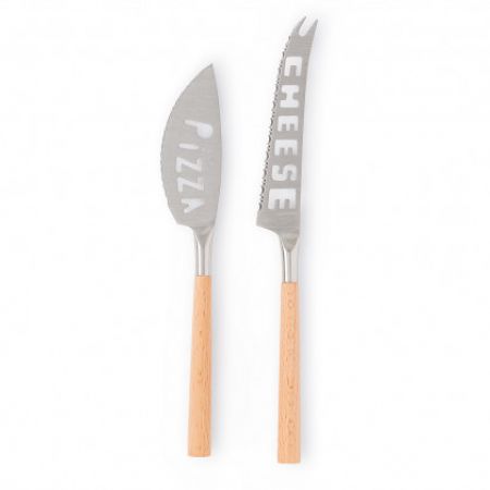 Thinkkitchen Set Cheese And Pizza Knife 2 Pcs - Makhsoom