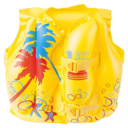 Bestway Tropical Swim Vest - Yellow 41x30cm - Makhsoom