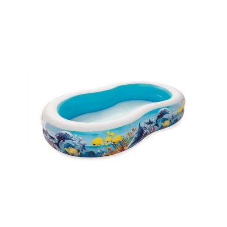 Bestway Inflatable Aquarium Pool 2.62m x 1.57m x 46cm - Makhsoom