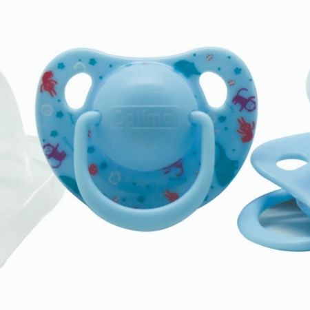 Optimal Orthodontic Silicone Pacifier - White - Makhsoom