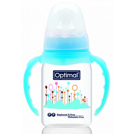 Optimal Narrow Neck Orthodontic Feeding Bottle With Handle 140 ml ...