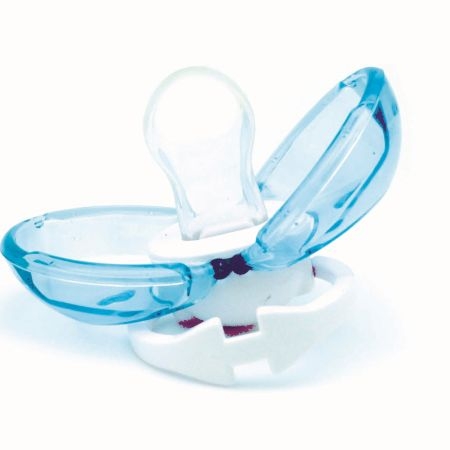 Optimal Dust Free Silicone Pacifier With Cover - Pink - Makhsoom