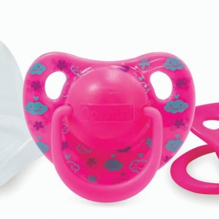 Optimal Orthodontic Silicone Pacifier - White - Makhsoom
