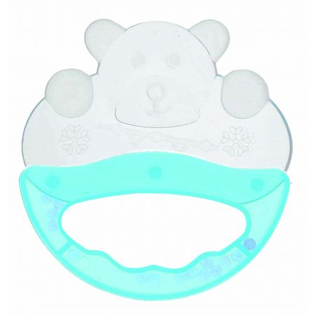 Optimal Silicone Baby Blue Teethers - Bear - Makhsoom