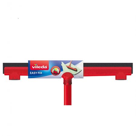Vileda Floor Wiper Easy Fix Set Head With Handle 42 cm - Makhsoom