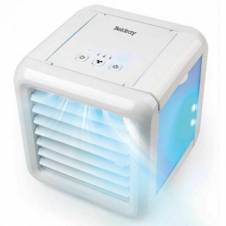 Beldray Ice Cube Plus+ Portable Table Top Space Air Cooler With LED ...