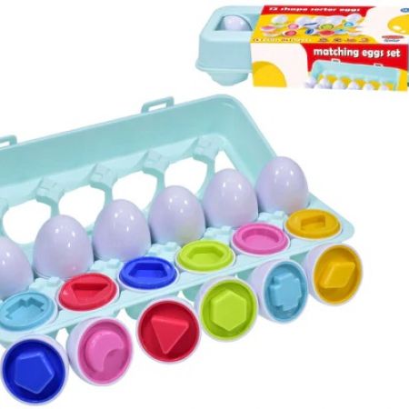 Infunbebe 12 Shape Sorter Eggs - Makhsoom