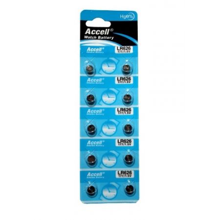 Accell 1.5V LR626 Alkaline Button Battery - Makhsoom
