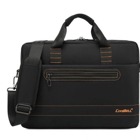 CoolBell Laptop Shoulder Bag - Black - Makhsoom