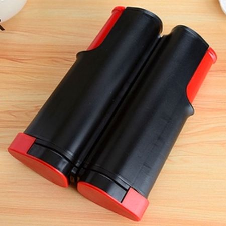 Flexible Retractable Ping Pong Table Tennis Net - Red - Makhsoom