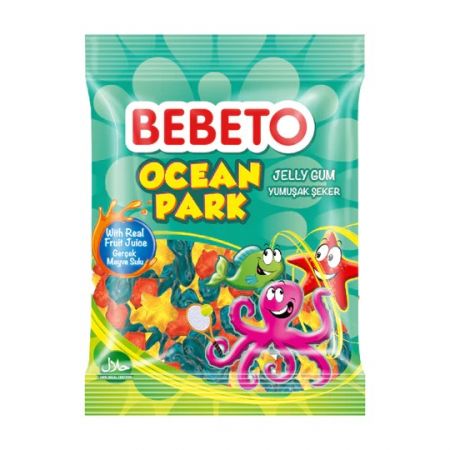 Bebeto Jelly Gum Ocean Park - 80g - Makhsoom