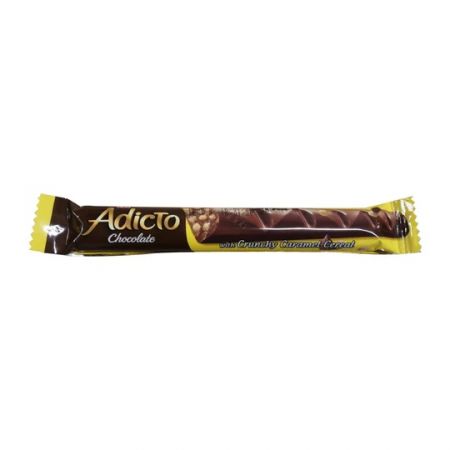 Eti Box of Adicto Caramel Crunchy 15g - 24 Pcs - Makhsoom