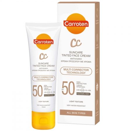 Carroten CC Suncare Face Cream SPF50 - 50 ml - Makhsoom